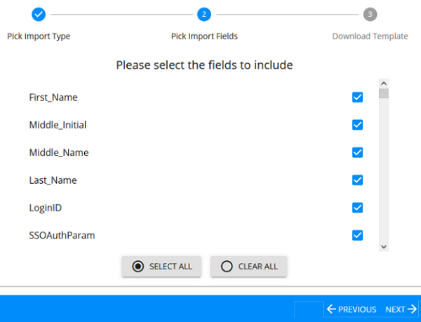 Step 1 Create And Download An Import Template